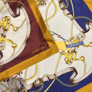 WENSLI | Accessories | Wensli Silk Scarf New | Poshmark